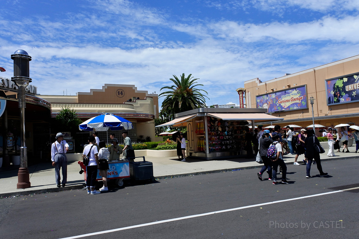 USJ8月の混雑状況／フードカート左側| キャステル | CASTEL ディズニー情報