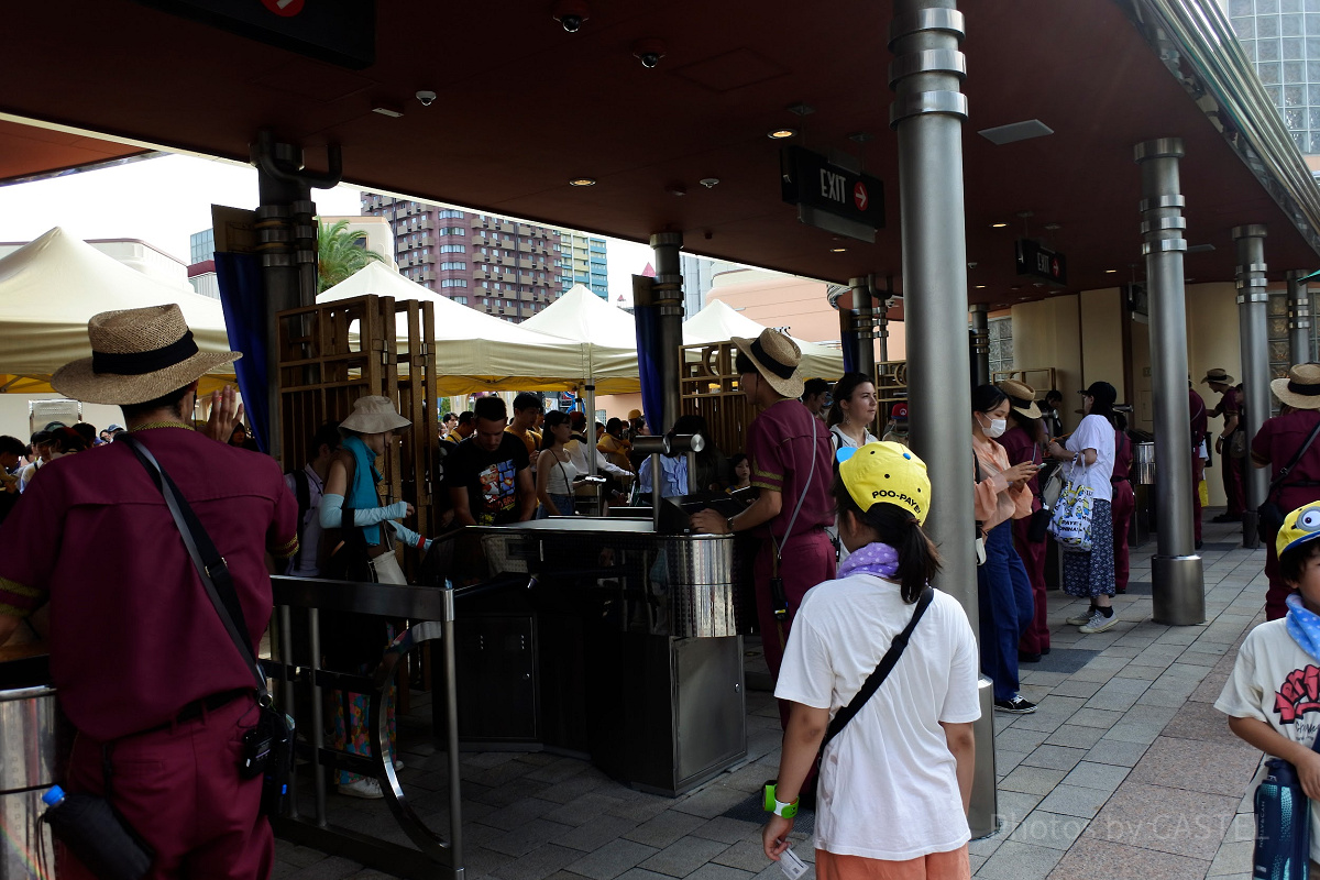 USJ8月の混雑状況／入場ゲートの様子| キャステル | CASTEL ディズニー情報