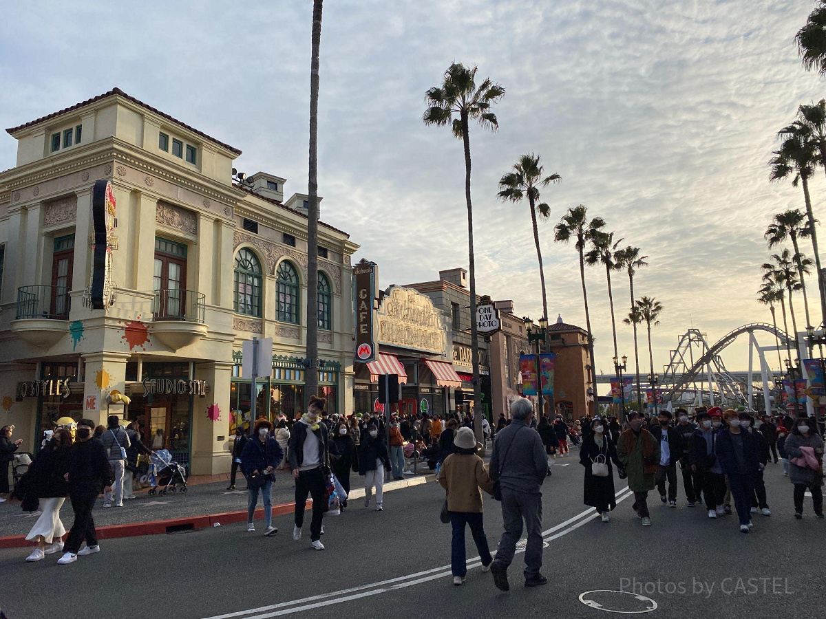 USJ2月混雑状況／ハリウッド大通り| キャステル | CASTEL ディズニー情報