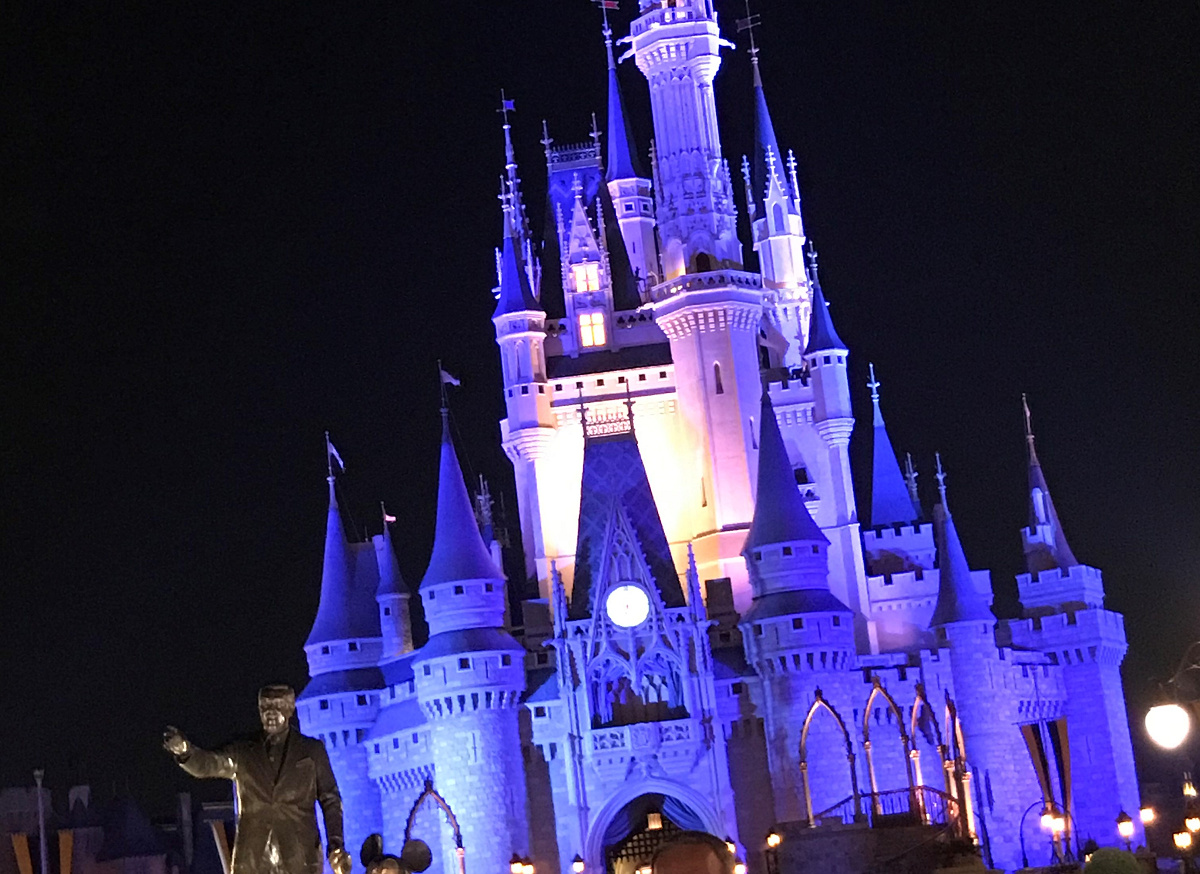 WDW夜のシンデレラ城| キャステル | CASTEL ディズニー情報